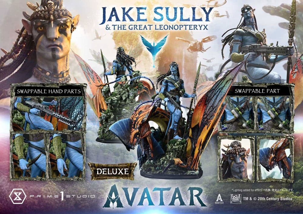 Avatar (Film) Estatua Real Elite Masterline Series 1/4 Jake Sully & Th ...